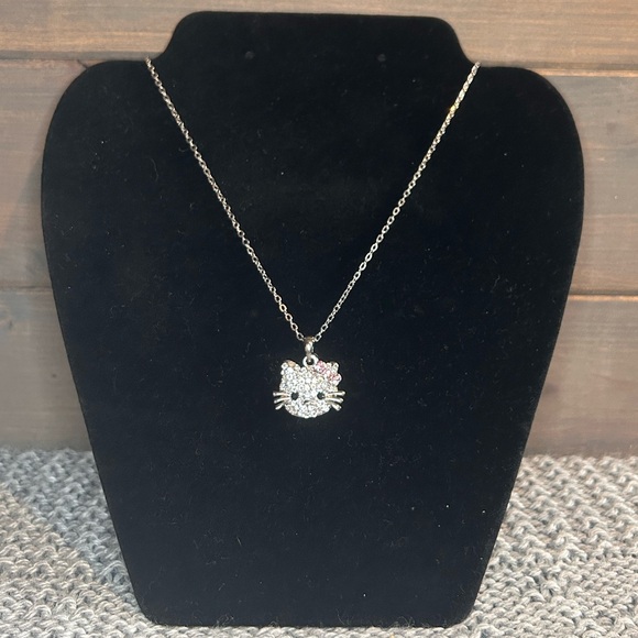 Jewelry | Hello Kitty Rhinestone Necklace | Poshmark